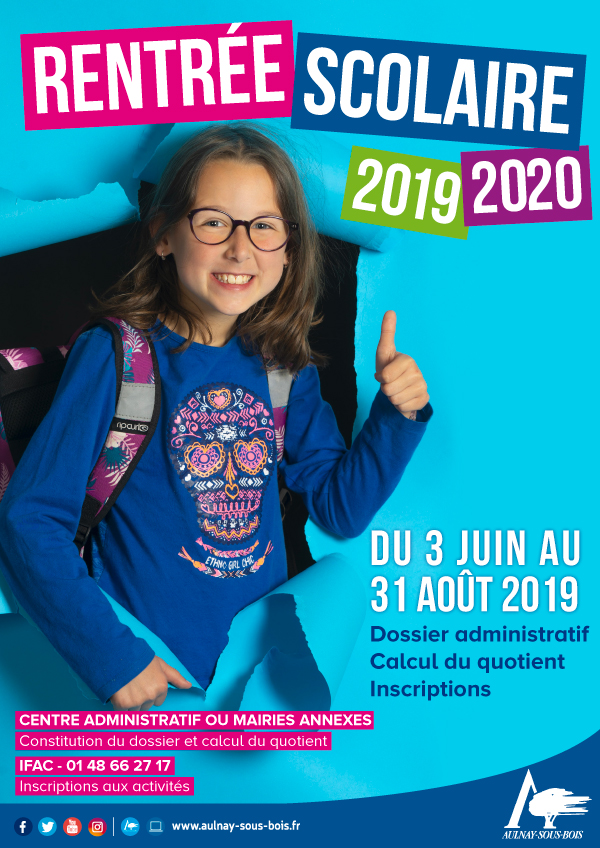 Affiche-rentree-scolaire - Aulnay-sous-bois.fr