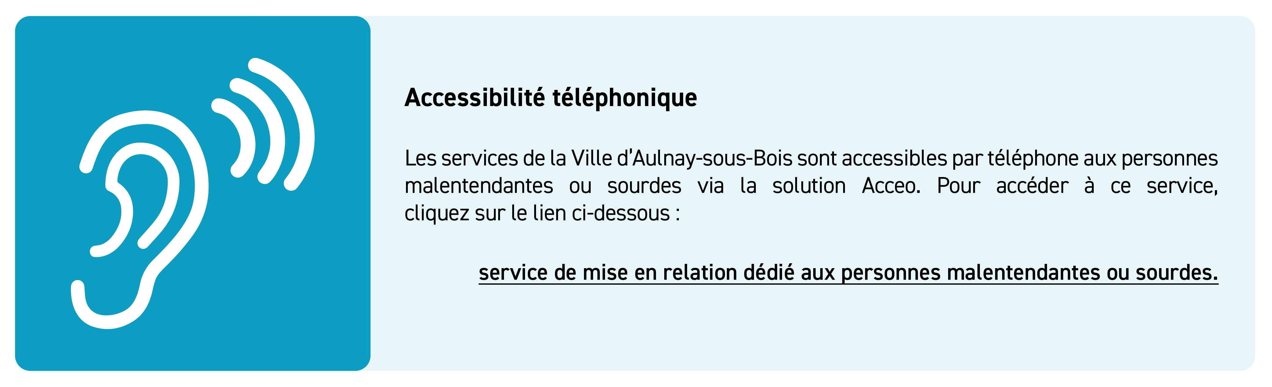 picto accessibilité téléphonique - Aulnay-sous-bois.fr